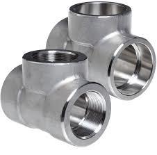 China TOBO Forged Steel Socket Weld and Threaded Fittings with 2000LB-9000LB Pressure Rating and PMI Tested for sale