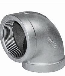 China Stainless Steel 45 90 180 Degree Long Radius Elbow 304 316L Butt Weld Pipe Fitting for sale
