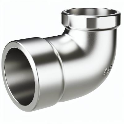 China Stainless Steel 90 Degree Elbow ASME B16.9 2 Inch Hygienic Surface Finish Food Grade for sale
