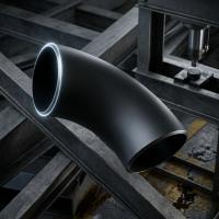 China SS304 45 Degree Short Radius Butt Weld Elbow ASTM A403 WP304 SCH40S SCH80S ASME B16.9 for sale