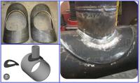 China Carbon Steel 90° Reinforcing Pad Or RePAD Or RF Pad Pipe Branch 6'' SCH40 for sale