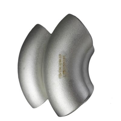 China Stainless Steel Elbow 90 Degree Bend Connector Ideal for Chemical Processing and Water Treatment Pipelines for sale