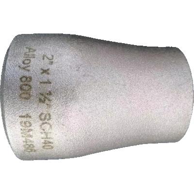 China BW Pipe Fittings Alloy 800 Nickel Alloy Concentric Reducer SMLS 2'' X 1 1/2'' SCH40 ASME B16.9 for sale