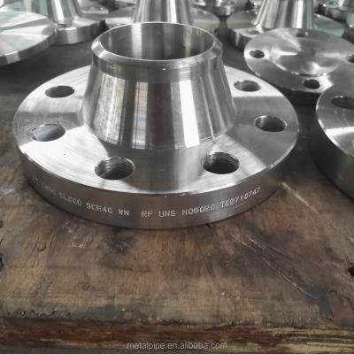 China PN40 Weld Neck Forged Steel Flanges for Heat Exchanger Service for sale