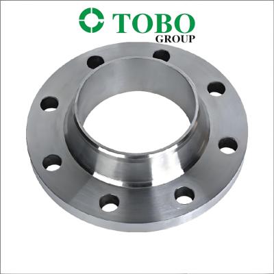 China Weld Neck Flange ASTM A815 UNS S31803 Duplex Stainless Steel 4”High Pressure Pipeline Connecting Flange for sale