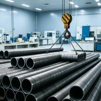 China API 5L X52 ERW Carbon Steel Line Pipe High Frequency Induction Welded 21.3mm-610mm OD EN10217 S355JRH for Oil Water Pipeline for sale