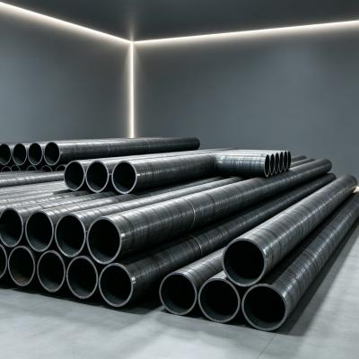 China API 5L X52 ERW Carbon Steel Line Pipe High Frequency Induction Welded 21.3mm-610mm OD EN10217 S355JRH for Oil Water Pipeline for sale