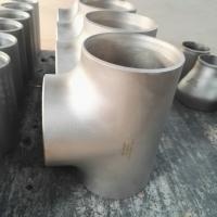 China BW Pipe Fittings Alloy 625 / N06625 Nickel Alloy Reducing Tee SMLS 4'' X 3'' SCH40 ASME B16.9 for sale