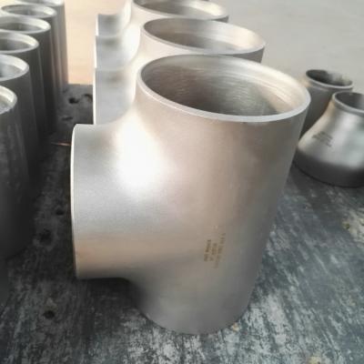 China BW Pipe Fittings Alloy 625 / N06625 Nickel Alloy Reducing Tee SMLS 4'' X 3'' SCH40 ASME B16.9 for sale
