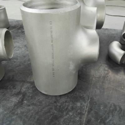 China BW Pipe Fittings Alloy 20 / N08020 Nickel Alloy Reducing Tee SMLS 6'' X 4'' SCH40 ASME B16.9 for sale