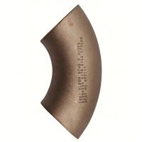 China C70600 Copper Nickel 90 Degree Long Radius Butt Weld Elbow CuNi 90/10 Marine Seawater Pipe Fitting for sale