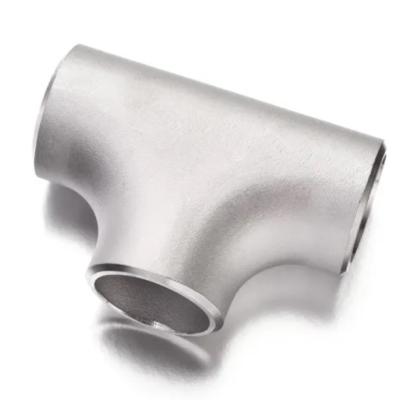 China Super Duplex Stainless Steel 2205 Seamless Equal Tee Butt Weld Fittings ASME B16.9 for sale