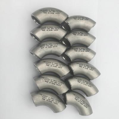 China Material Tested EN 10204 3.1 Butt Weld Fittings Elbow 316L EN 10253-2 DN50 for sale