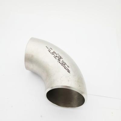 China Super Duplex Stainless Steel Butt Weld Pipe Fittings LR 90 Deg Elbow SCH 40 3 Inch UNS S31803 for sale