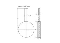 China ASTM B462 Spectacle Blind Flange 300LBS 150PSI SCH10S Alloy Steel Forged Flange for sale