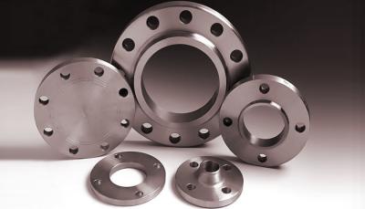 China Nickel Alloy Steel Forged Flanges 1/2-24 Inch ASME B16.5 High Strength RF for sale