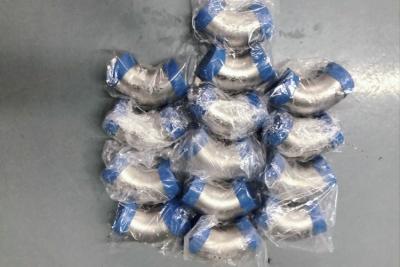China Super Duplex UNS S32750 SCH 80S 12 Inch 90 Degree Elbow Butt Weld Pipe Fitting for sale