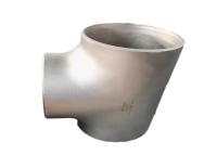 China Seamless SCH80 Nickel Alloy Equal Tee ASTM B366 N08825 4 x 3 Inch Pipe Fitting for sale