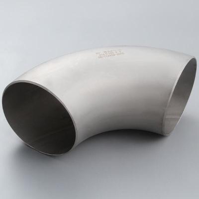 China Stainless Steel 90 Degree Long Radius Elbow ASTM A403 WP304 Sch10 to Sch160 XXS 1/2 to 24 Inch Welding Connection for sale