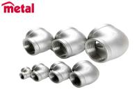 China Stainless Steel 304 1 Inch 90 Degree Threaded Elbow Fitting Sch80 2000 PSI ANSI B16.5 for sale