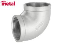 China A304 Stainless Steel 2000# 90 Degree Threaded Elbow 1-1/2 Inch Sch80 Pipe Fitting for sale