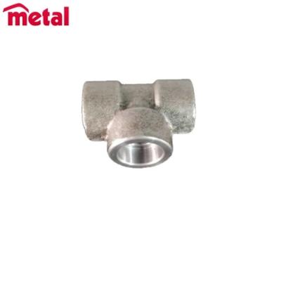 China Customized Thread Female Tee 1 Inch DN25 Sch160 Stainless Steel 304 Pipe Fittings ANSI for sale