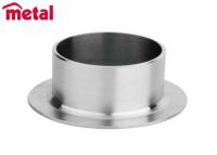 China Customized Butt Welded Pipe Fittings Short Lap Joint Stub End OD43mm Length 51mm Stainless Steel 304 for sale