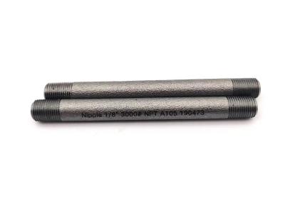 China Carbon Steel A105 9000LB Sch80s ANSI Forged Pipe Fittings 3/4 x 1/2 Inch Swaged Nipple for sale