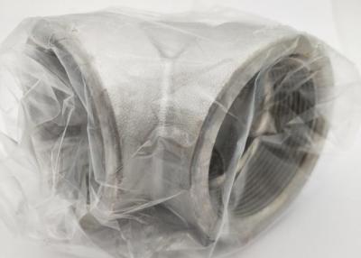 China SS316L 2 Inch Sch80 3000# 90 Degree Threaded Elbow Pipe Fitting ASME B16.9 for sale