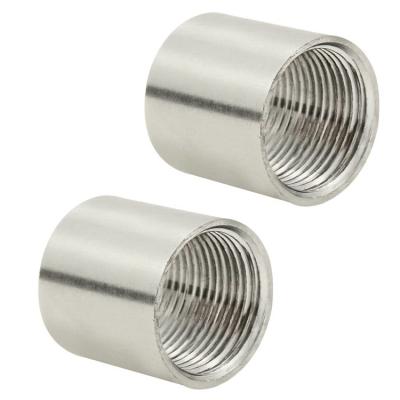 China Stainless Steel 1/2 Inch Male Thread Pipe Connector Straight Union ASME B16.9 for sale