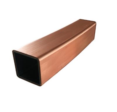 China C11000 T2 C12000 TP2 Copper Rectangular Tube Pipe OD 2mm-260mm Wall 0.2mm-130mm for sale