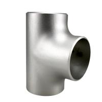 China Food Grade Super Duplex Stainless Steel Seamless Buttweld Reducer Tee UNS S32750 for sale