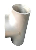 China ASME B16.9 Sch40 2 Inch F51 S31803 S32205 2205 Duplex Stainless Steel Equal Tee for sale