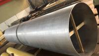 China ASTM A790 UNS S32750 Super Duplex Steel EFW Welded Pipe 50 Inch 12.40mm for sale