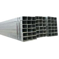 China Hot Dip Galvanized Steel Square Pipe ASTM A36 BS 1387 1-6mm Thick ERW Welded Hollow Section 6m Length for sale