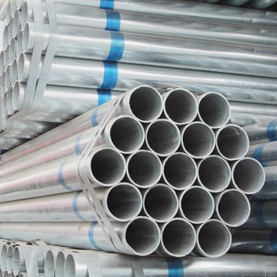 China ERW Welded Galvanized Steel Pipe 21.3-406.4mm OD for Construction Q195 Q235 for sale