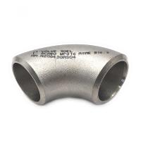 China 304 Stainless Steel 90 Degree Butt Weld Elbow SCH40 Radius Pipe Fitting 1/4-24 Inch for sale