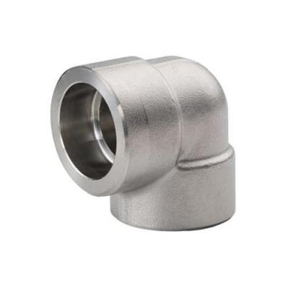 China Super Duplex Stainless Steel Forged Elbow 90 Degree 3000LB DN25 UNS S32750 for sale
