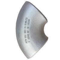 China Aluminum Butt Weld 90 Degree Elbow SR 6061 OD 48.3mm SCH40 Pipe Fitting for sale