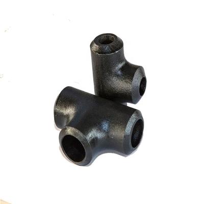 China ASME B16.9 Carbon Steel Butt Weld Equal Tee SCH20 SCH40 1/2-48 Inch for sale