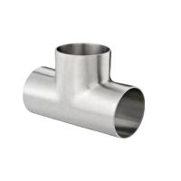 China ASME BPE Sanitary Butt Weld Reducing Tee 316L Stainless Steel 1/4 to 6 Inch for sale