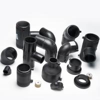 China HDPE Straight Connector 4 Inch 25mm Butt Welding Socket PN16 Pipe Fitting for Water Supply for sale