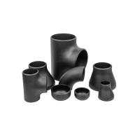 China Carbon Steel Butt Weld Fittings Elbow Tee Reducer Cap 1/2-60 Inch ANSI ASTM A234WPB for sale