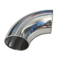 China Hygienic Stainless Steel 90 Degree Seamless Pipe Fittings Butt Welding Elbow DN15-150 1/2-6 Inch for sale