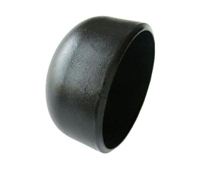 China Carbon Steel Butt Welded Pipe Cap 1/2 to 110 Inch High Quality Pipe Fittings for sale