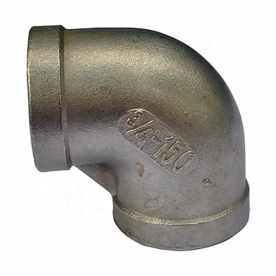 China ASME B16.9 SS 304 316L Butt Weld 45 90 180 Deg Elbow Stainless Steel Pipe Fitting 1/2-4 Inch for sale