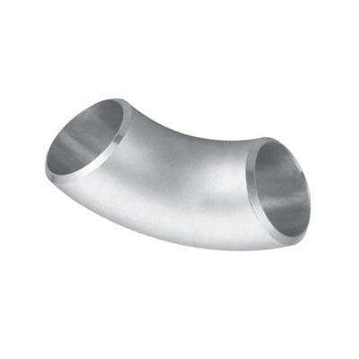 China 1.5 Inch Sch40 90 Degree Seamless Pipe Elbow Stainless Steel Welded Sanitary Fitting for sale
