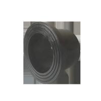 China HDPE Butt Fusion Stub End Flange Adaptor Black PE Pipe Fitting SDR11 DN32-DN630 for sale