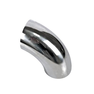China Sanitary Stainless Steel 90 Degree Welding Elbow 304 316L 1/2-8 Inch DN15-200 for sale