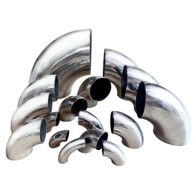 China 304 Stainless Steel 90 Degree Welding Elbow Pipe Fitting 1D 1.5D DN15-DN1200 for sale